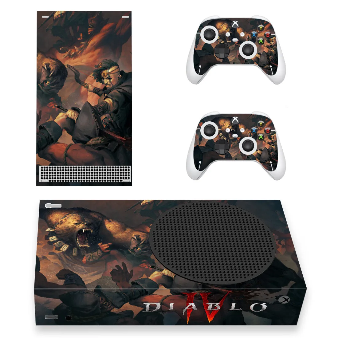 Bleu foncé - Autocollant Diablo 4 SAFLilith Skin pour console Xbox ...