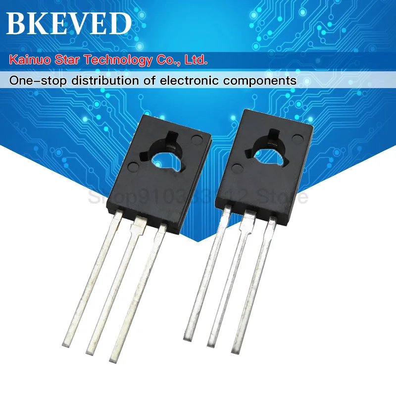 50PCS BD135 + BD136 each 25PCS Transistor TO-126 PNP NPN Epitaxial ...