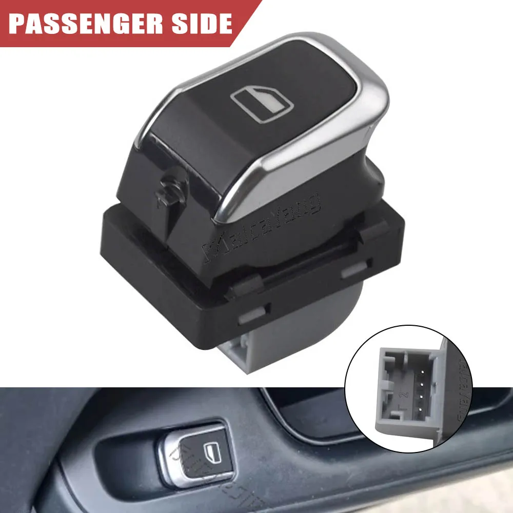 Window Lifter Switch Control Regulator Passenger Button For Audi A4 S4 ...
