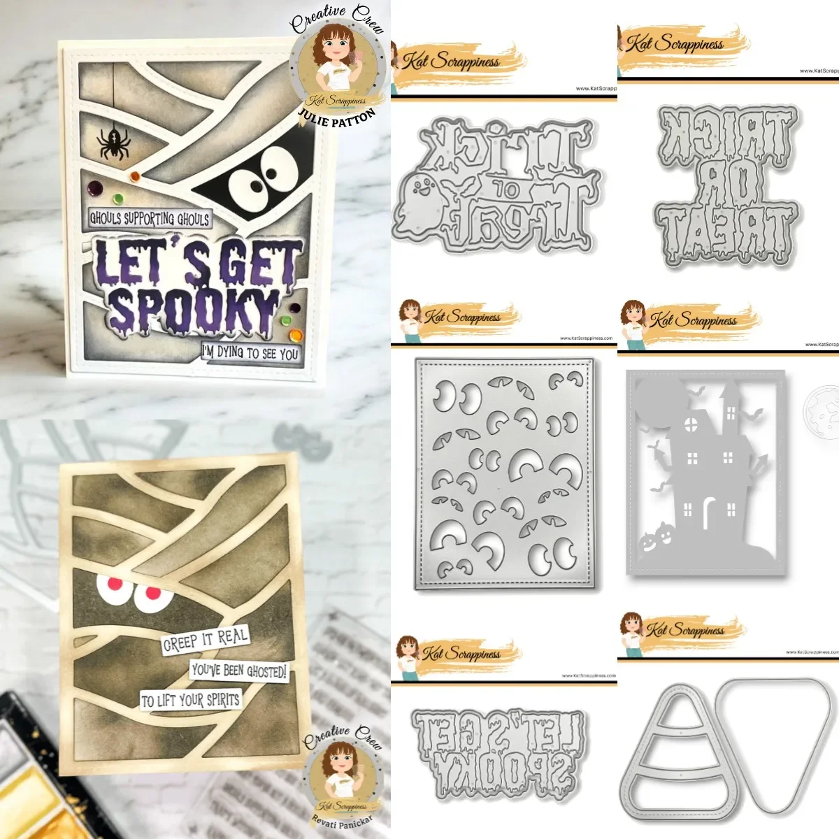 2024-October-New-Halloween-Haunted-House-Metal-Cutting-Dies-Diy ...