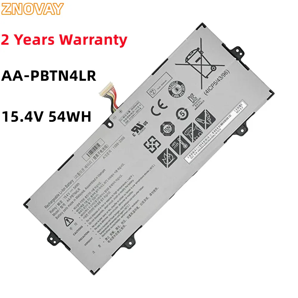 ZNOVAY AA-PBTN4LR BA43-00 Laptop Battery For Samsung NP940X5M-X02US ...