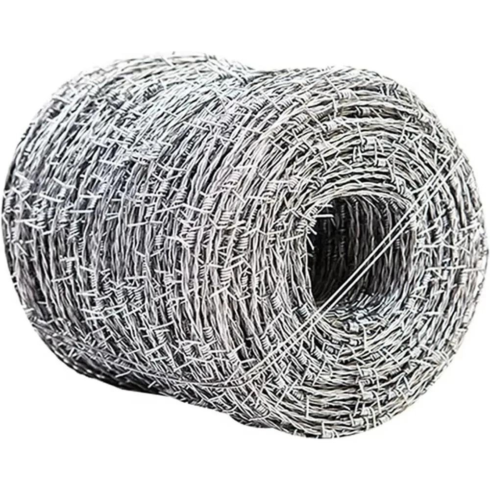 Double Strand Barbed Wire for Secure Fencing and Railing on Private ...