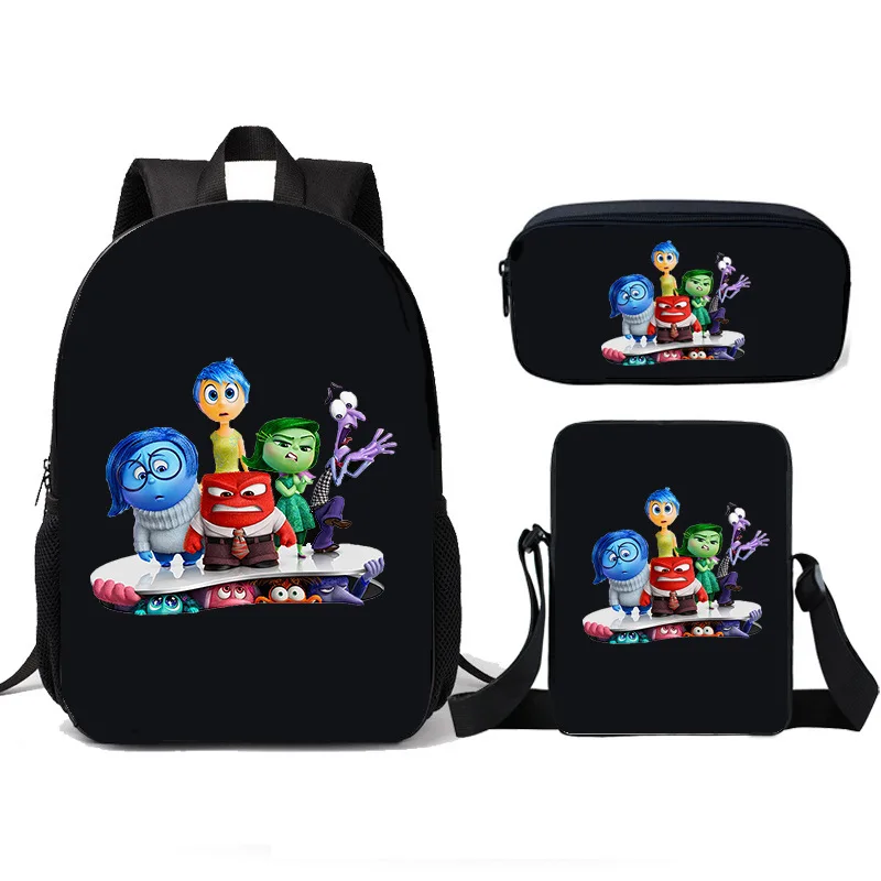 2024 Nuevo Disney Inside Out2 Paquete de tres piezas de libros de dibujos animados Paquete de ...
