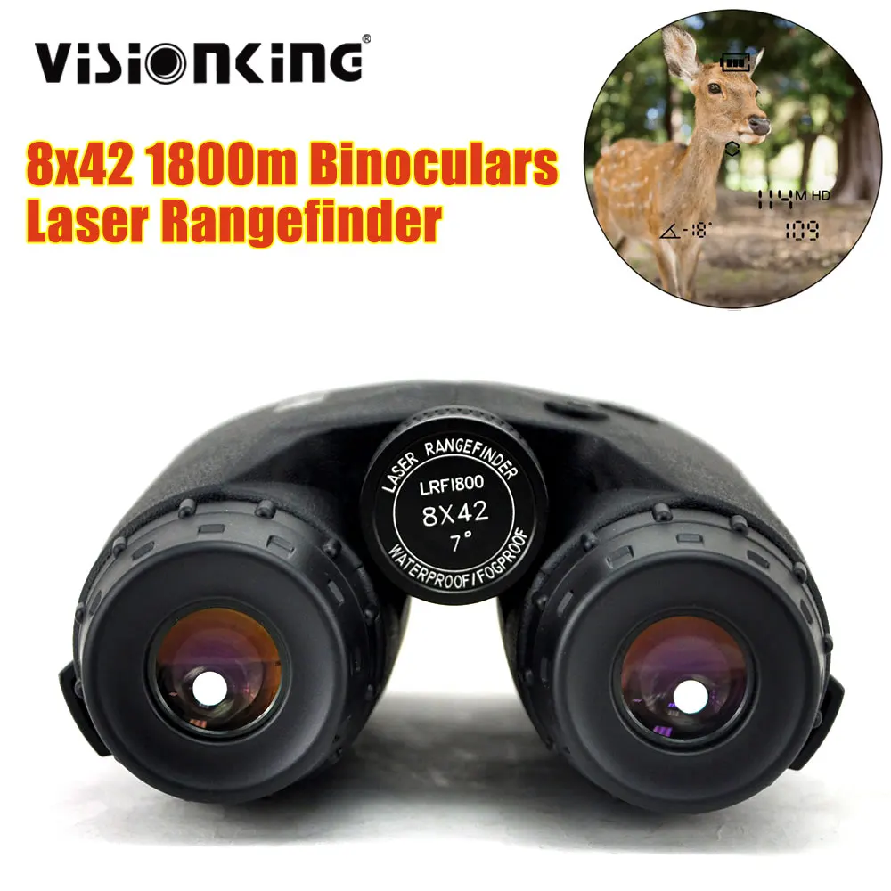 Visionking 8x42 1800m Laser Rangefinder Binoculars Long Range Finder ...