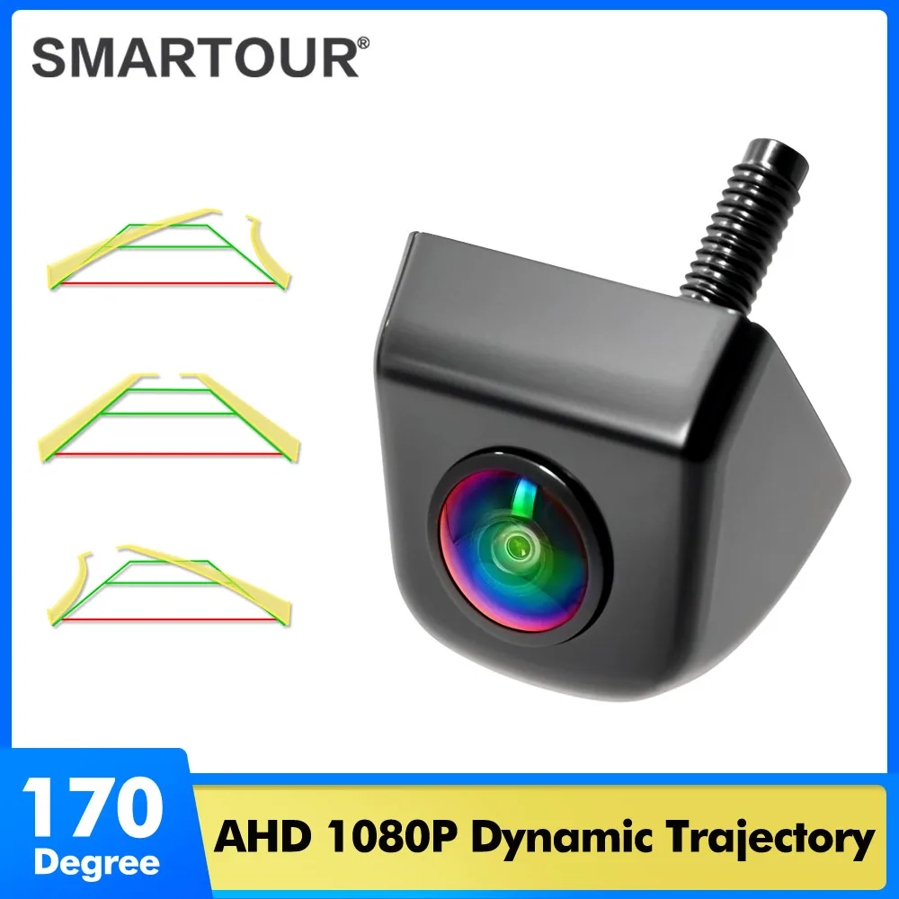 AHD 1080P Dynamic Trajectory REVERSE CAR CAMERA with Moving Guidelines ...