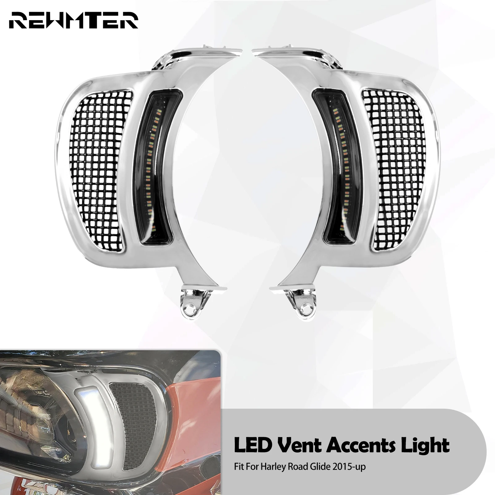 Motorcycle-LED-Headlight-Vent-Accent-Light-Turn-Signal-Indicator-Lamp ...