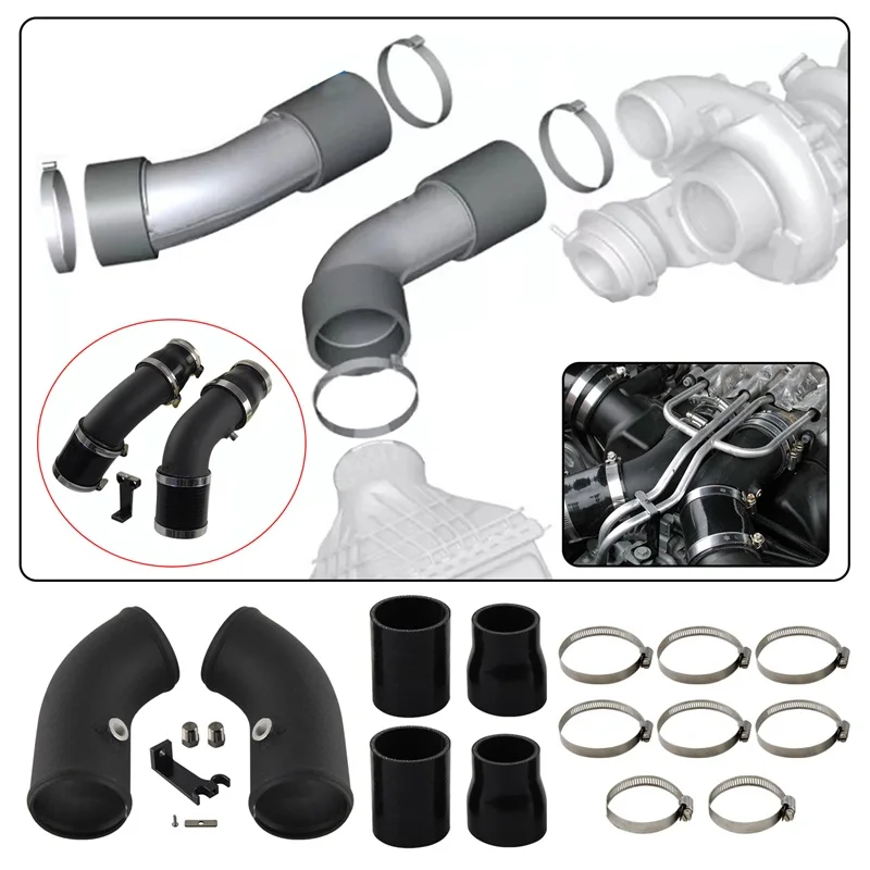 For BMW M5/M6 F10 F06 F12 F13 S63 Engine M Power V8 4.4L Intake Charge ...