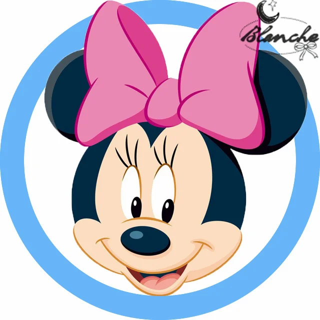 Mickey And Minnie Mouse Face Clip Art