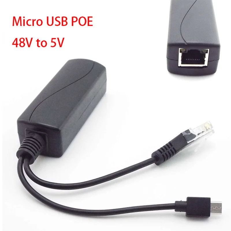Új Poe Splitter 5V Micro Usb Teljesítmény Az Ethernet 48V -Tól 5 V -Ig ...