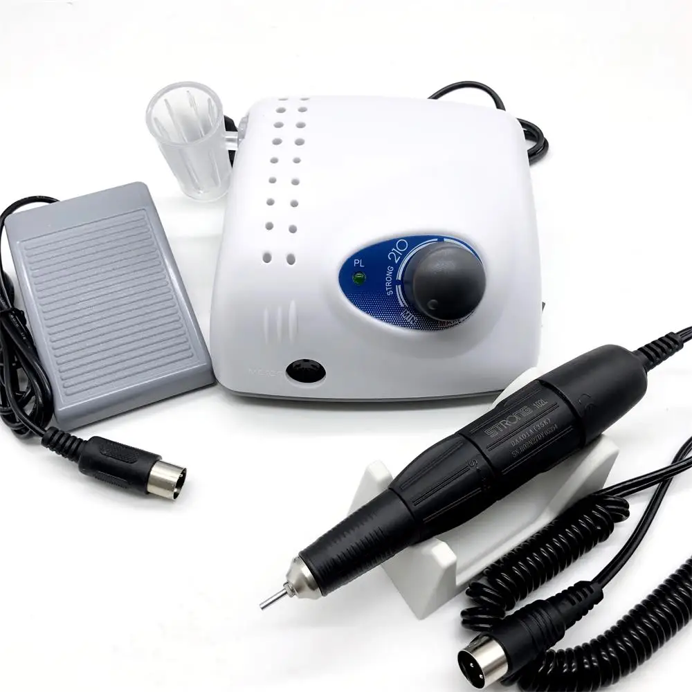 35000rpm-STRONG-102L-Handpiece-65W-STRONG-210-Control-Box-Manicure ...
