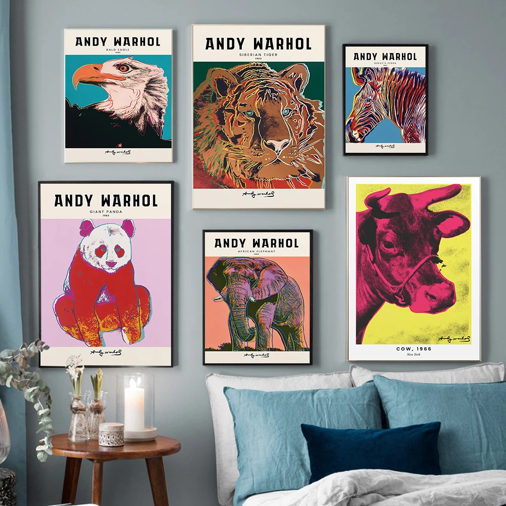Pop Art Andy Warhol Animals