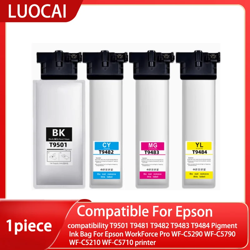 compatibility T9501 T9481 T9482 T9483 T9484 Pigment Ink Bag For Epson ...