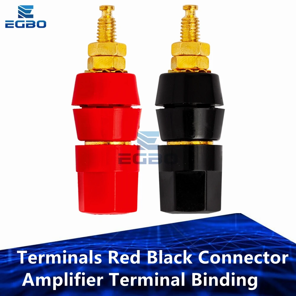 1pair-black-red-Terminals-Red-Black-Connector-Amplifier-Terminal ...