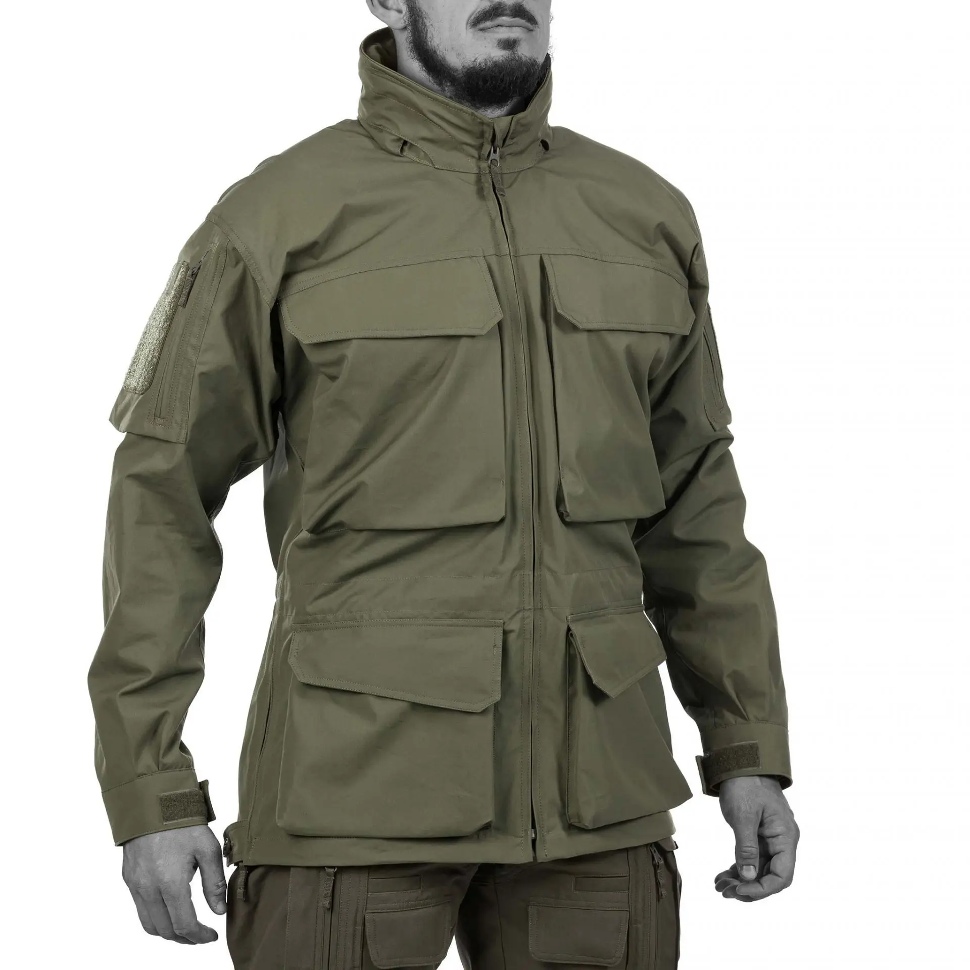 M2 Long Style De Spot Camouflage Tactical Trench Coat Men's Work Coat ...