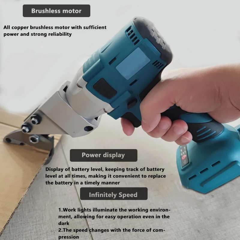 Electric-Iron-Scissor-Cordless-Metal-Cutting-Tool-Iron-Shear-Sheet ...