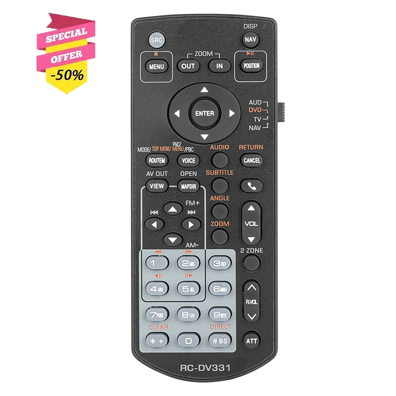 RC-DV331-Remote-Control-For-Kenwood-Receiver-System-DNX3160BT-DNX4210BT ...