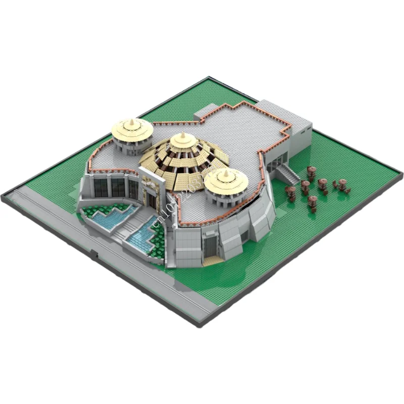 8030PCS Customized MOC Jurassic Park Visitor Center Creative ...