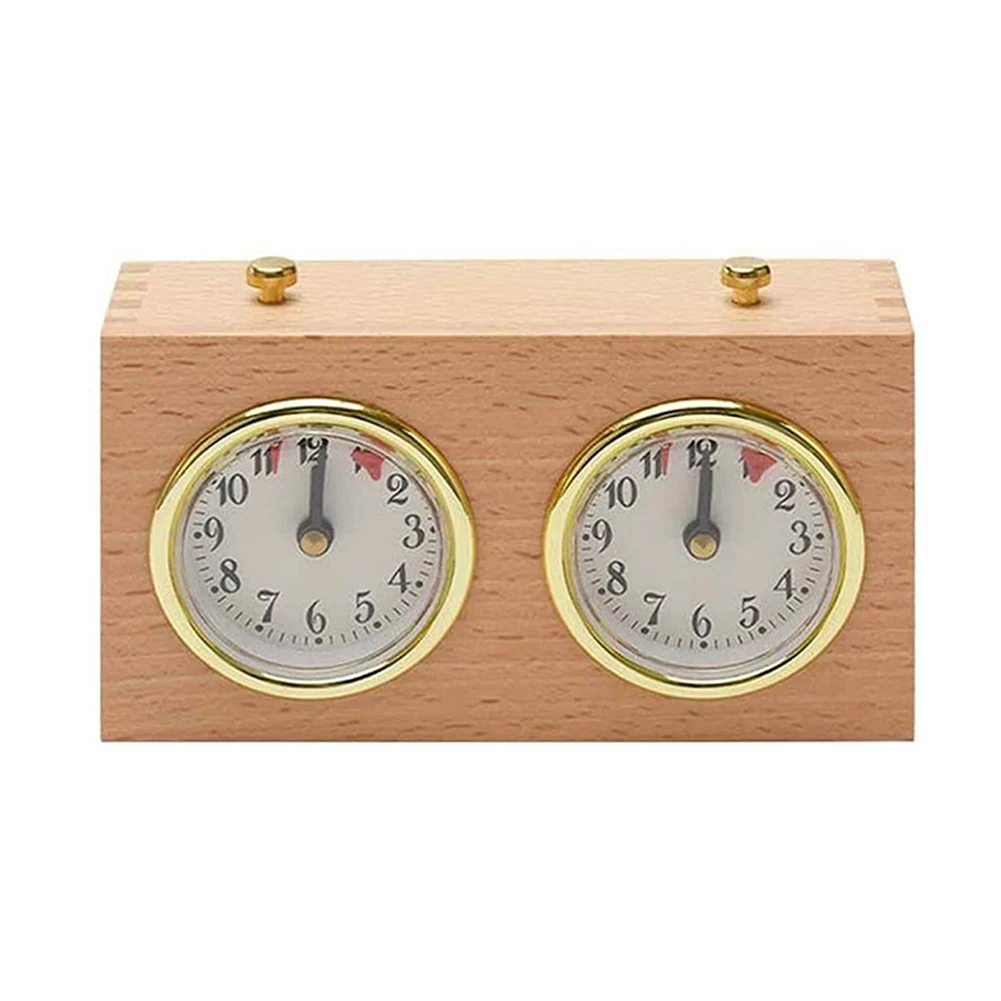 Wooden-Board-Game-Countdown-Timer-Clockwork-Driven-Digital-Chess-Game ...