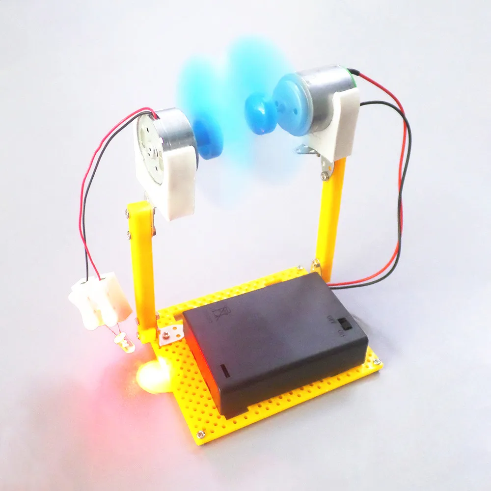 Electric-Generator-Motor-Energy-Wind-Turbine-Power-Mini-Kids-LED ...