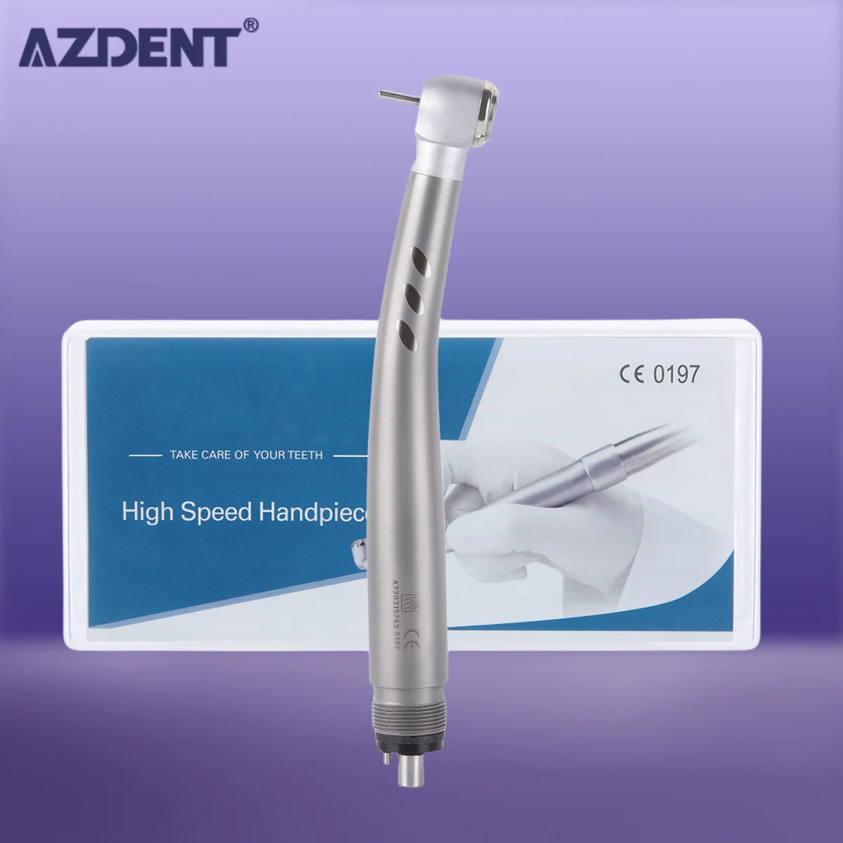 AZDENT Dental E-generator LED High Speed Ceramic Push Button 4 Spray ...