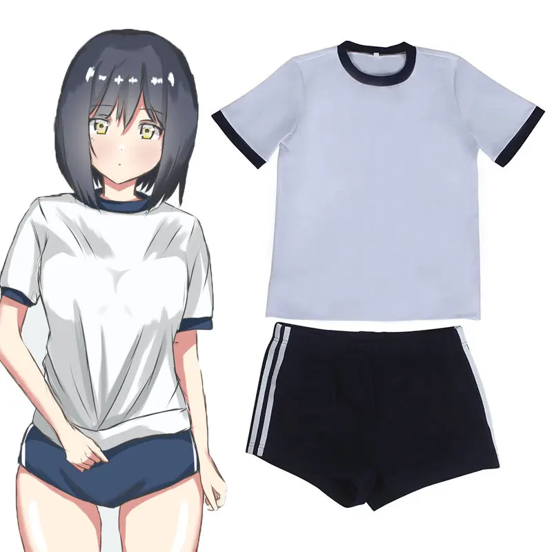 Traje-de-gimnasio-japon-s-para-estudiantes-pantalones-cortos-de-manga ...