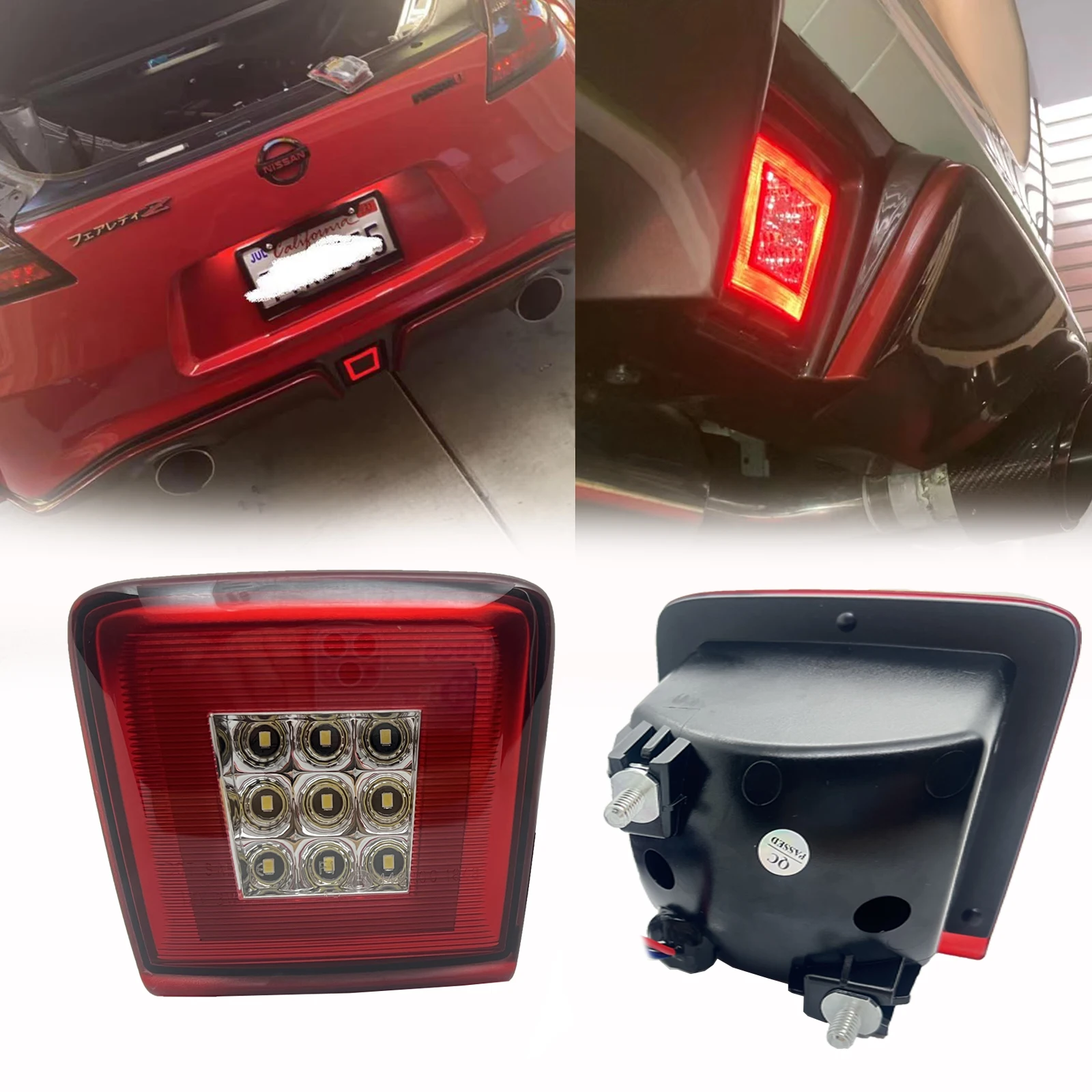 Car-Rear-RED-Fog-Light-Assemblies-For-Nissan-370Z-Juke-NISMO-Powered-by ...