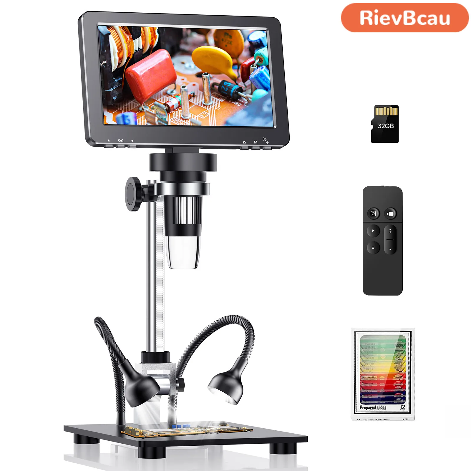 RIEVBCAU-DM7H-7-IPS-LCD-Microscope-1080P-50X-1200X-Digital-Microscope ...