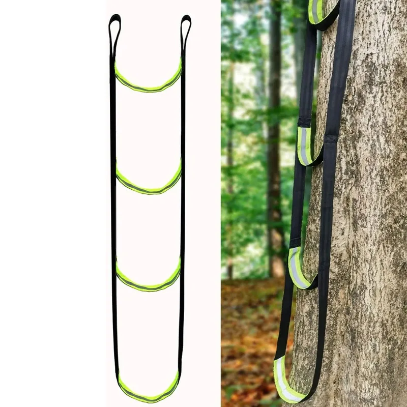 3Step-Climbing-Stick-Aider-Tree-Stand-Steps-Webbing-Hunting-Ladders ...