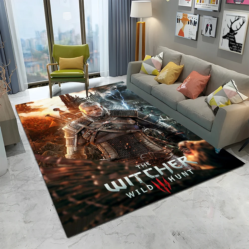 3D-Game-The-W-Witcher-Gamer-Cartoon-Carpet-Rug-for-Home-Living-Room ...