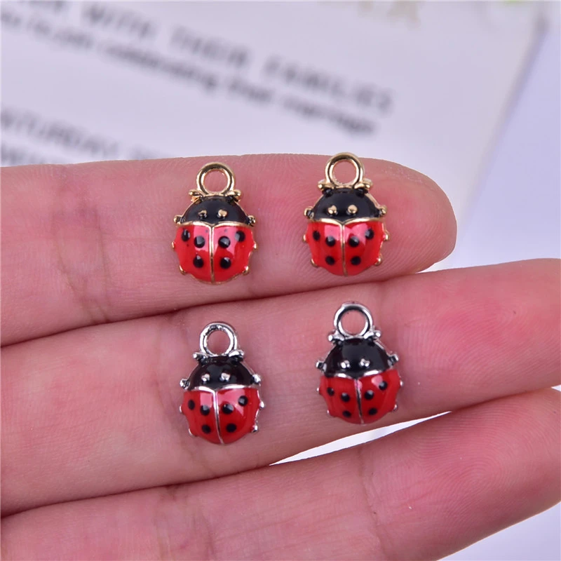 Meraculous Ladybug Charms | Ladybug Charms Wholesale | Enameled Ladybug ...