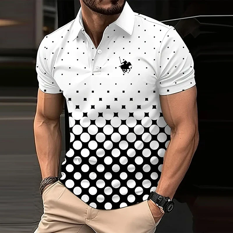 Logo-Print-Men-Summer-Short-Sleeve-Quickly-Drying-Polo-Shirt-Men-Casual ...