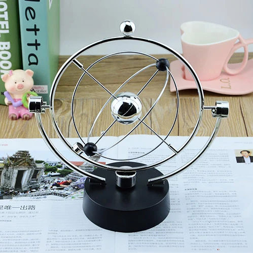 Perpetual Motion Machine Toy Inertial Metal Creative Miniature Infinite ...