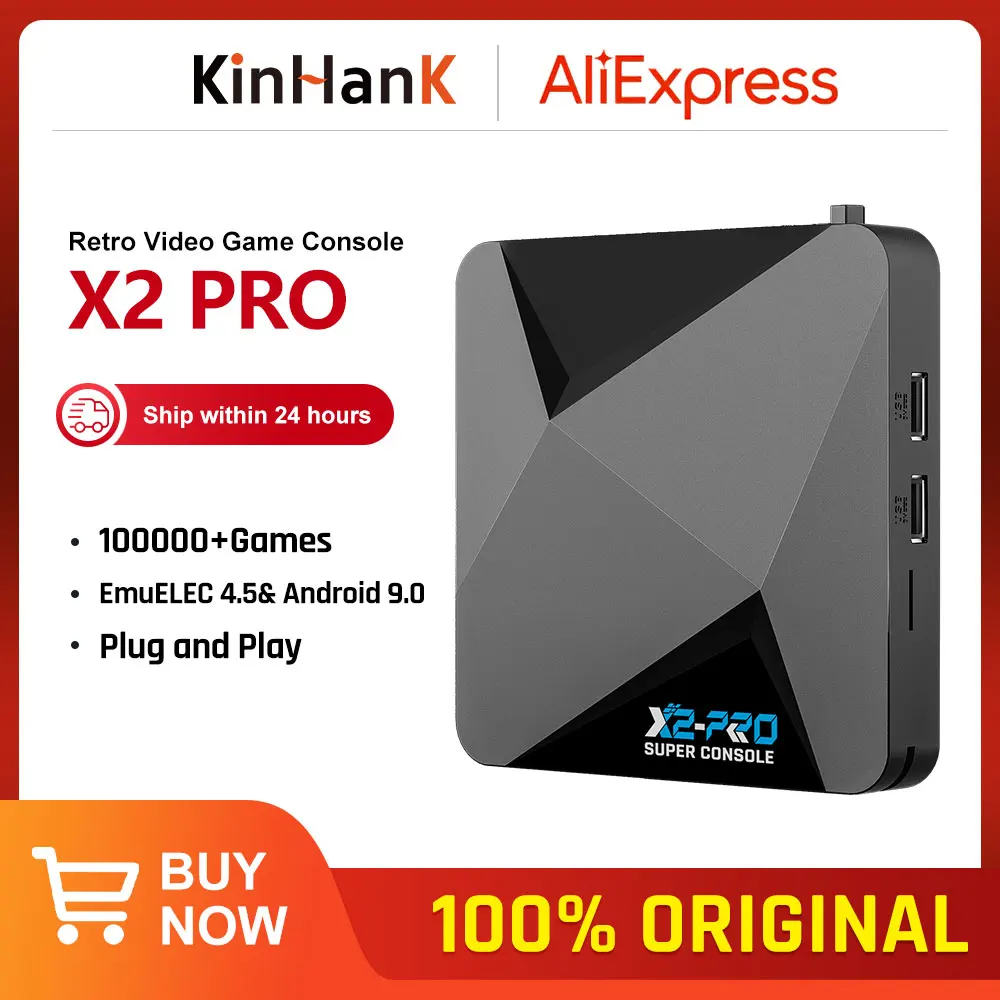 Super Console X2 Pro Retro Console de Videogame com 100000 + Jogos para ...