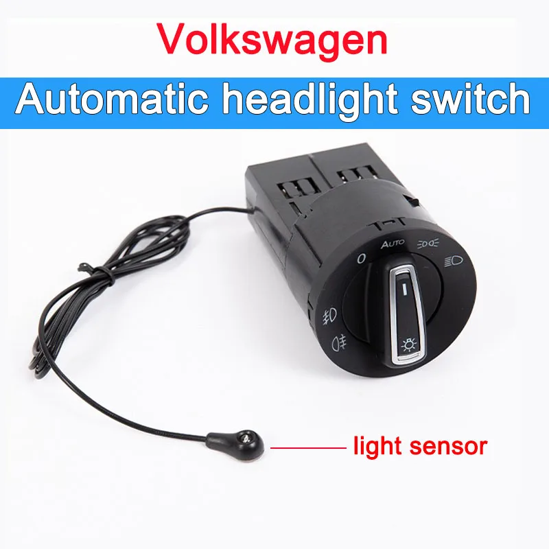 fit For Vw Car Headlight Switch Light Control Button Jetta Bora Golf ...