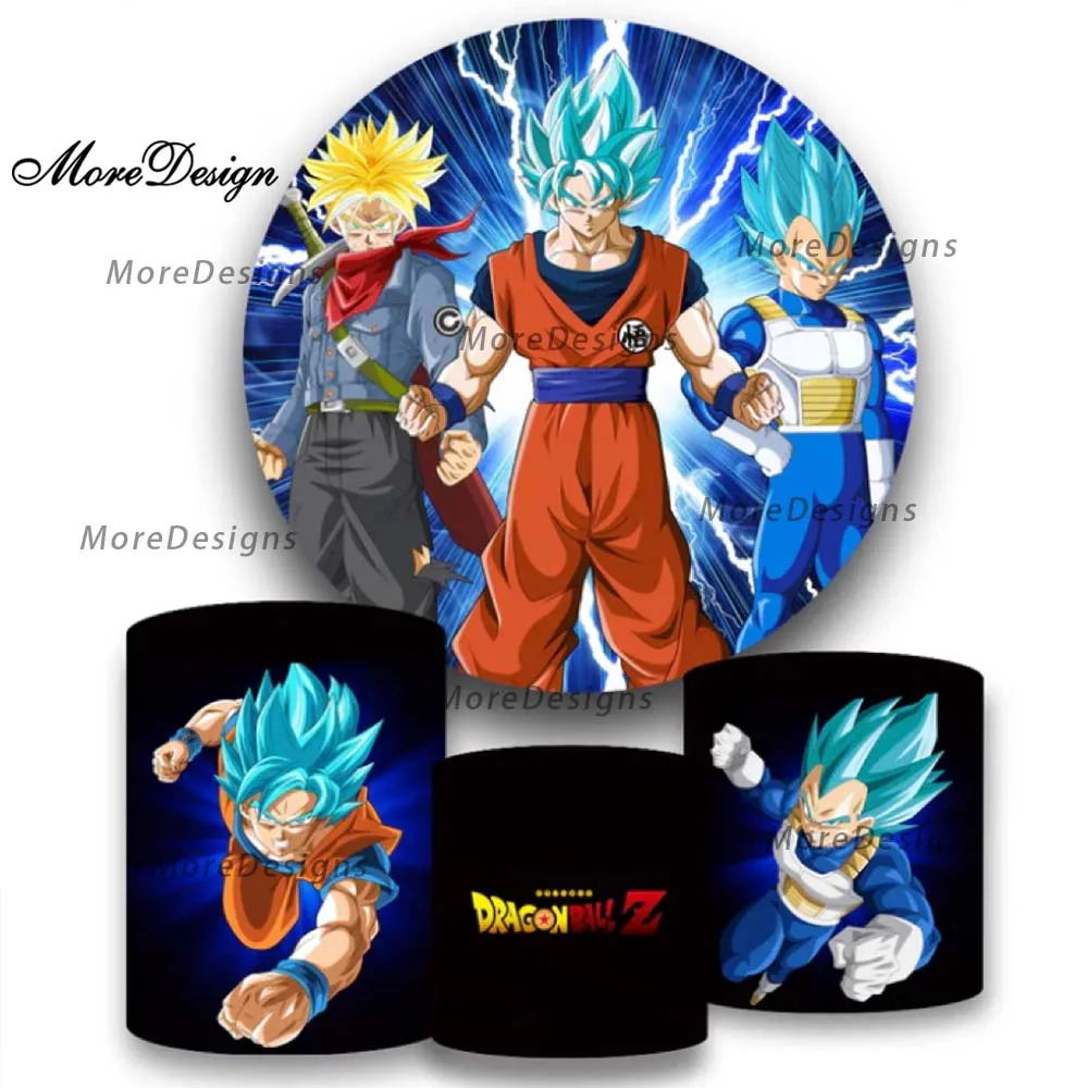 Dragon-Ball-Z-Party-Backdrop-Kids-Birthday-Round-and-Cylinder-Covers ...