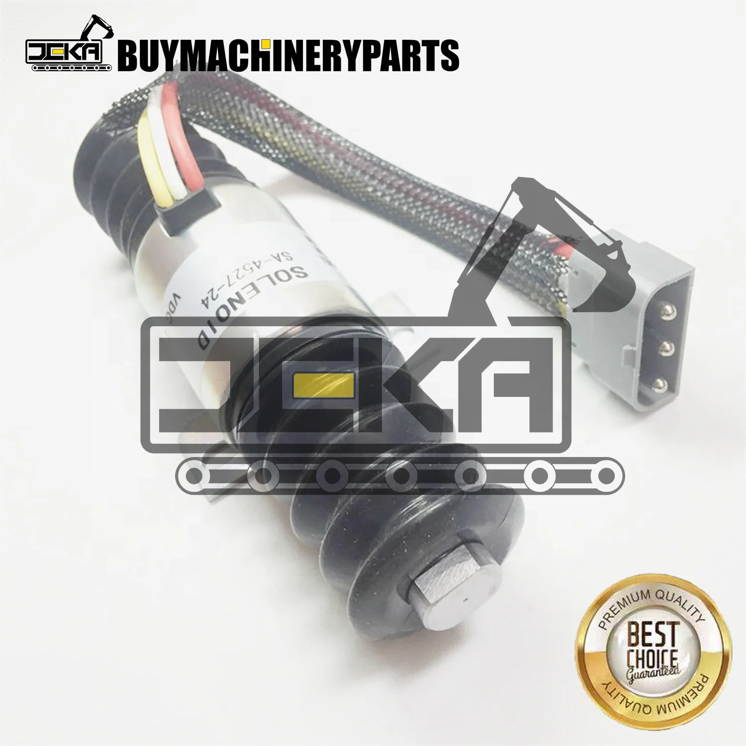 24V Diesel Engine Fuel Stop Solenoid SA 4527 24 For Wheel Loader L120B ...
