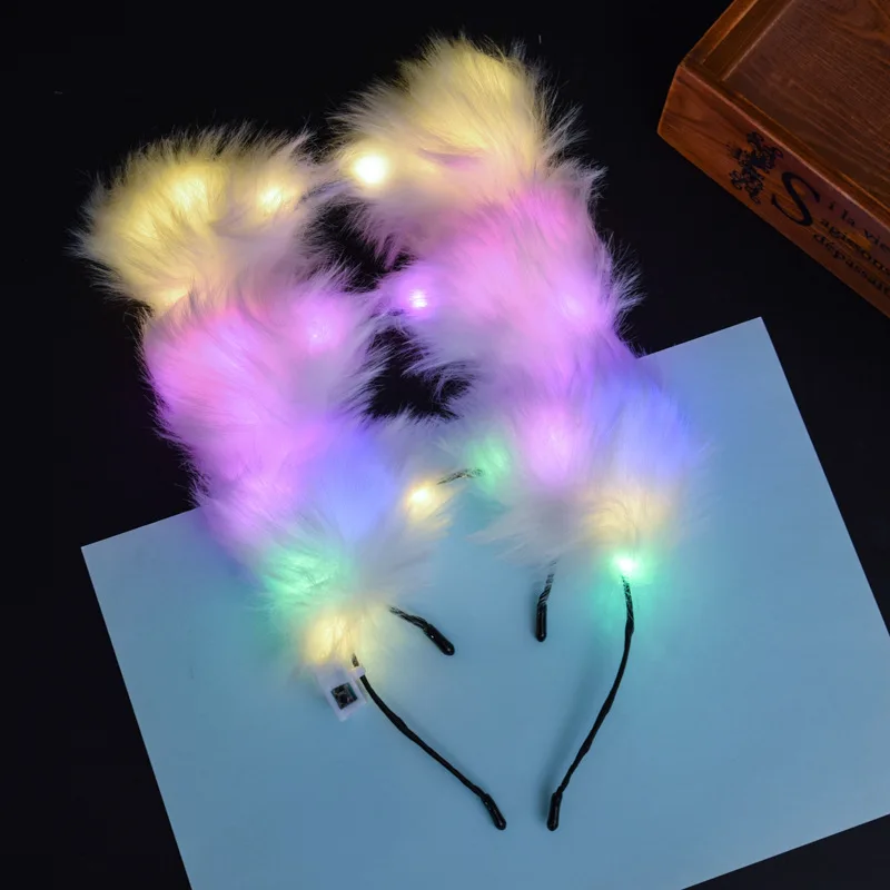Fox-Ears-LED-Glow-Headband-Light-Up-Hairband-Luminous-Headbands-Party ...