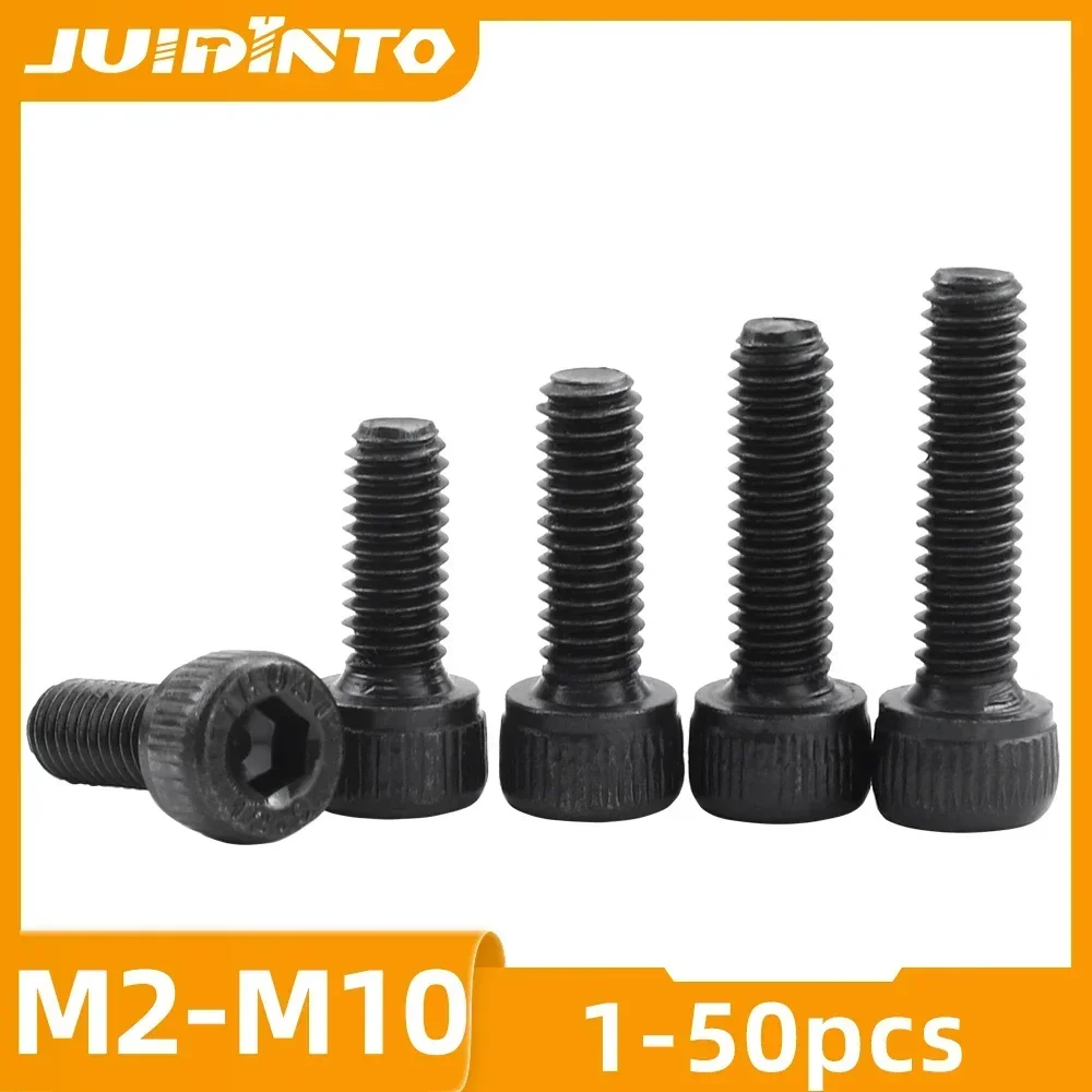 JUIDINTO-1-50-stuks-Hex-Inbusbout-12-9-koolstofstaal-Inbusschroef-M2-M2 ...
