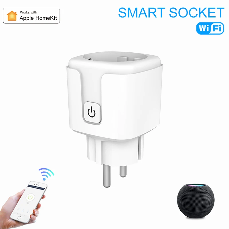 HomeKit-Smart-Plug-EU-With-Energy-Monitor-16A-Socket-2-4g-WiFi-Remote ...