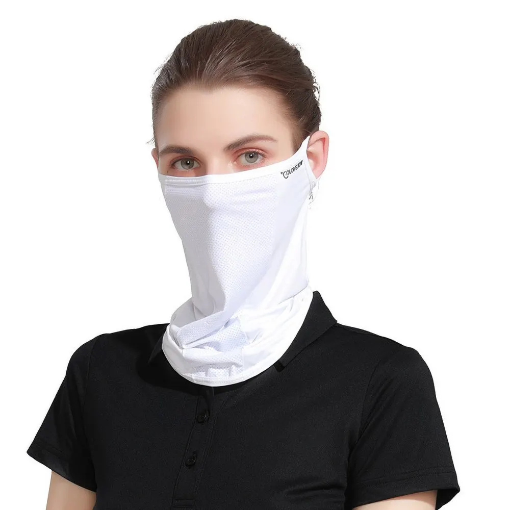 Sport Hiking Huting Golf Cycling Bandana Half Face Scarves Hanging Ear ...