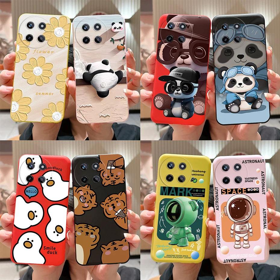 For Realme 11 4G Case Fro Realme 11 4G Cover Shockproof Liquid Silicone ...
