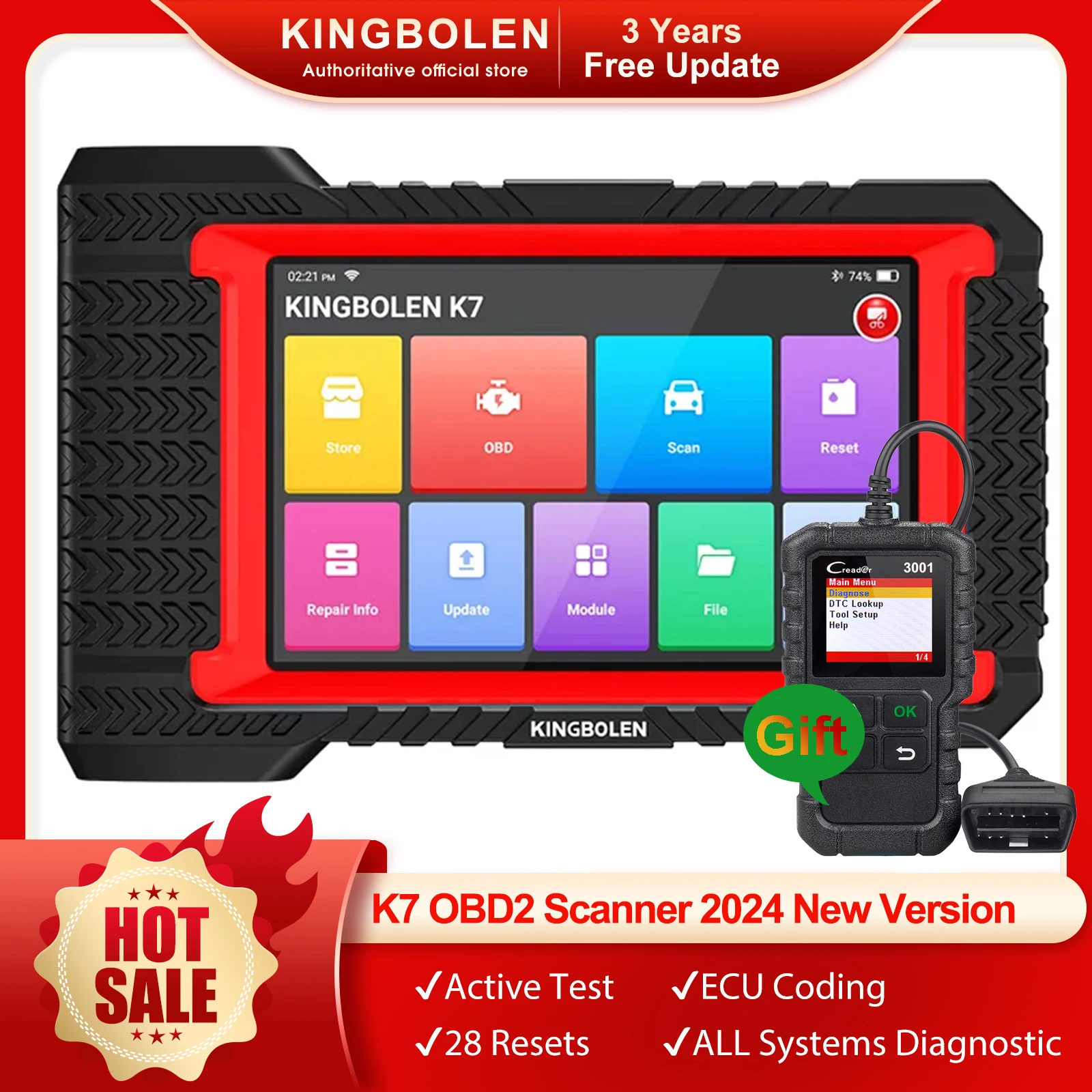 KINGBOLEN-K7-OBD2-Scanner-ECU-Coding-Active-Test-28-Resets-AF-Reset-ALL ...