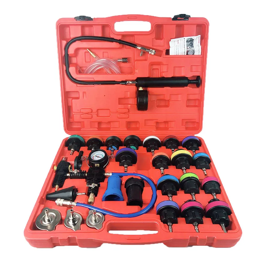 28pcs Universal Radiator Pressure Tester Vacuum Type Cooling System ...