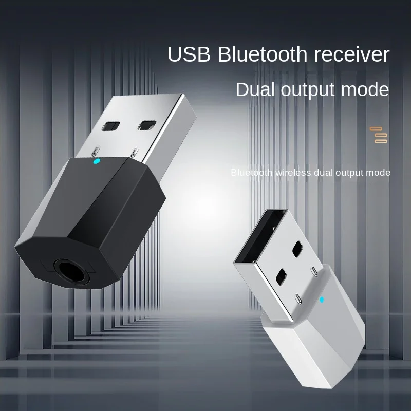 Mini-Bluetooth-Sound-Receiver-Dual-Output-Aux-USB-Stereo-Car-Hands-Free ...