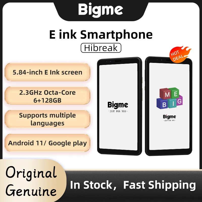 Hibreak-Eletr-nico-Ebook-Reader-E-ink-Smartphone-5-84-E-ink-Tela ...
