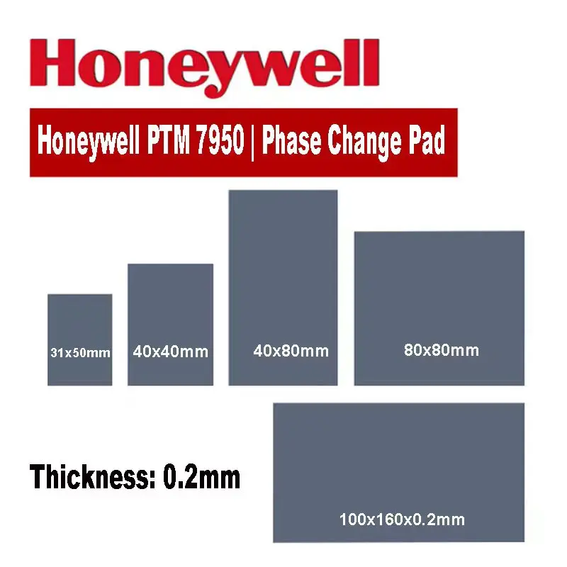 PTM7950 Thermal Pad Honeywell - 8.5W/mK Silicone Phase Change Pad For ...