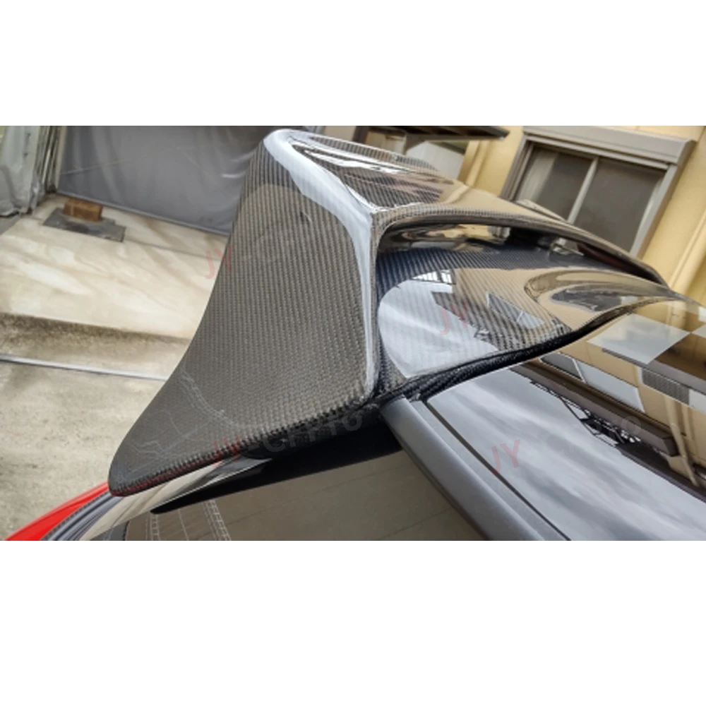 Real Carbon Fiber Rear Roof Spoiler Rear Double Deck Wing For Mini F55 ...