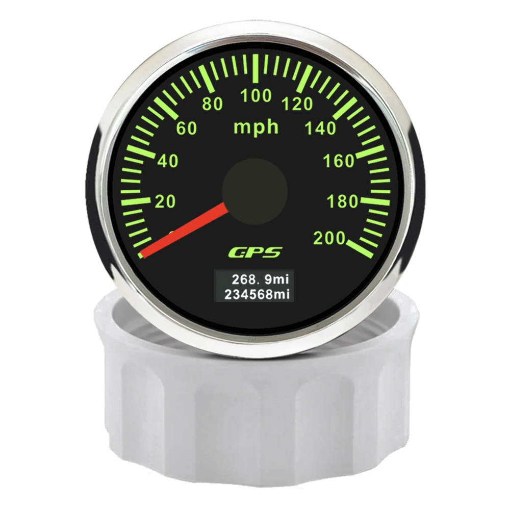 New-52mm-GPS-Speedometer-0-30MPH-0-80MPH-0-200MPH-Odometer-Tripmeter ...