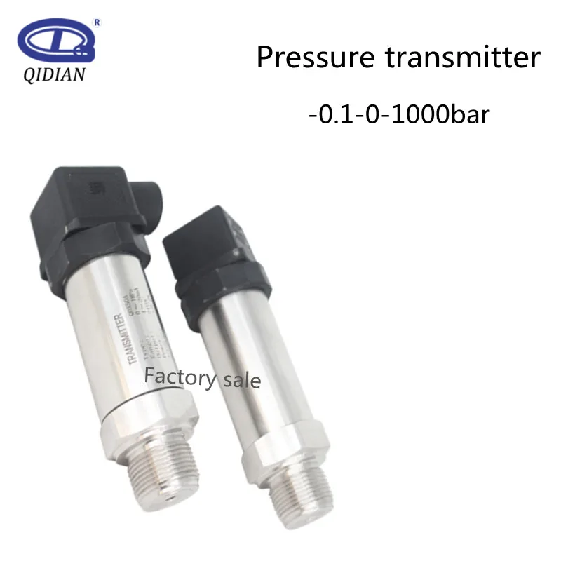 Pressure Transmitter -1~0~10bar/16bar/6bar/25bar, 10-30vdc, G1/4, 4-20ma Output, 0.5% Pressure ...