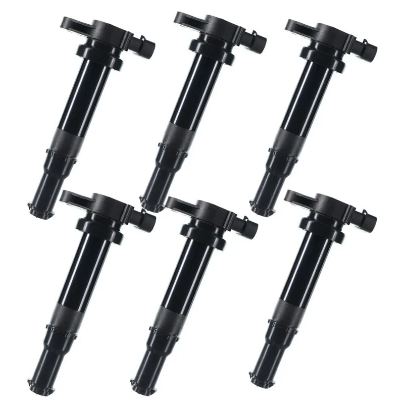 6Pcs-Ignition-Coils-Pack-for-Kia-Optima-2006-Hyundai-Santa-Fe-07-09 ...